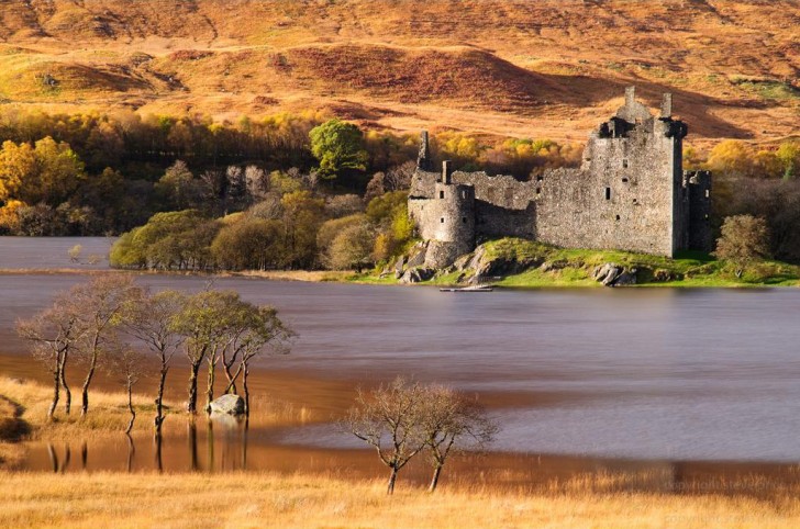 Deserted Places: The abandoned Kilchurn Castle in Scotland