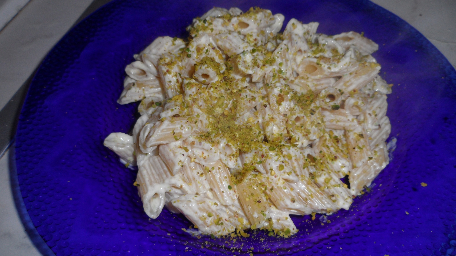 Happiness and Family: Pasta con philadelphia e pistacchio