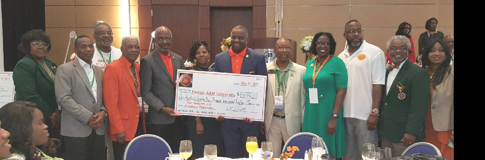 FAMU NAA donates $273,734.28 to university