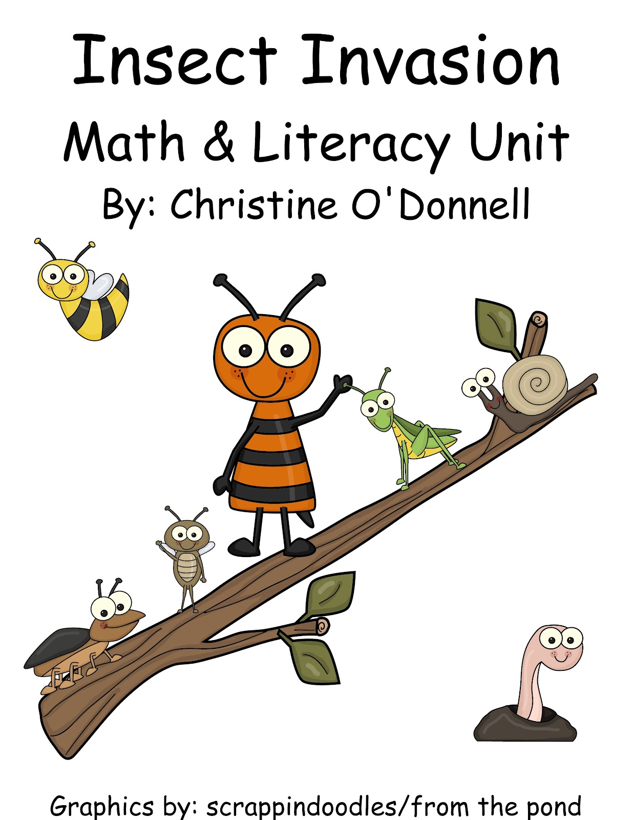 Insect Invasion! Bugs Math and Literacy Unit!
