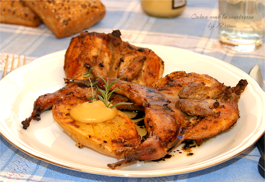 Cuina amb la mestressa: Codornices asadas a mi estilo