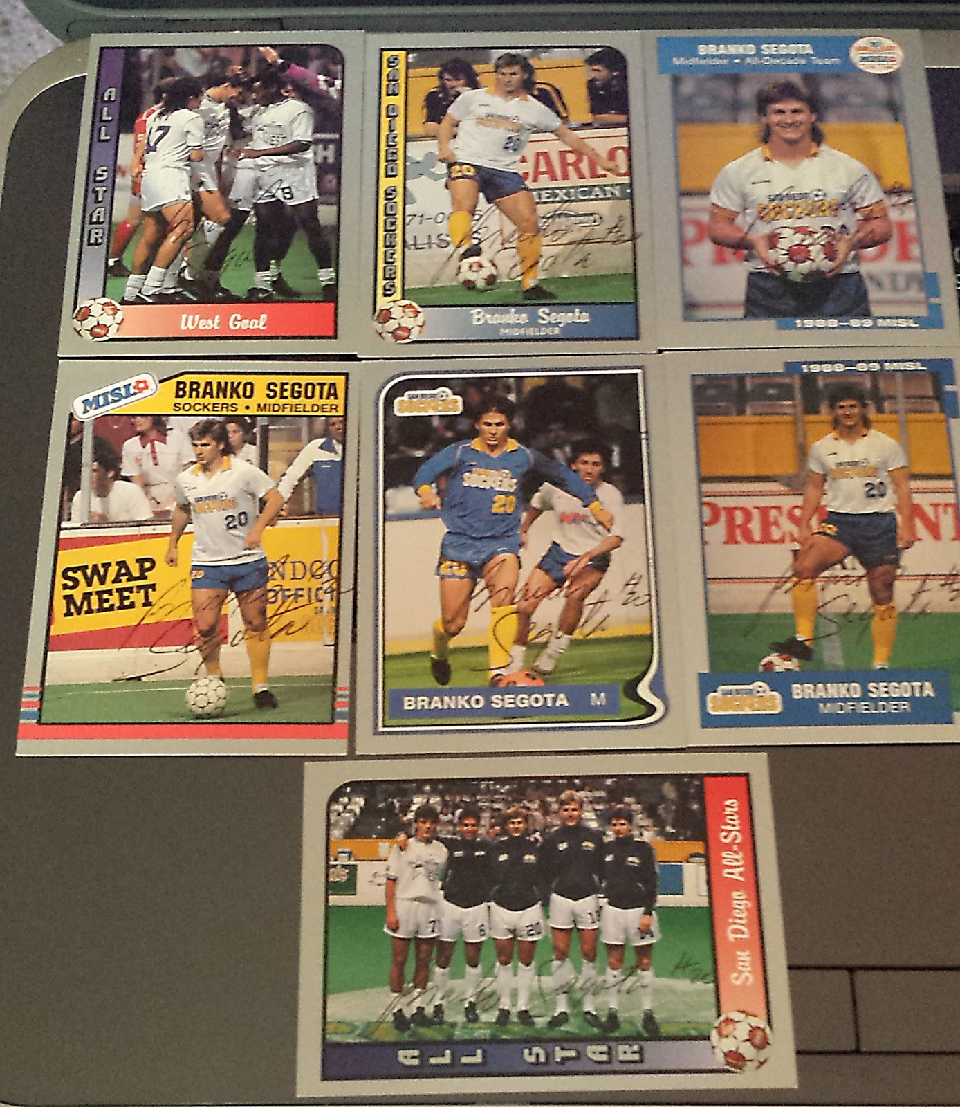 Pacific Soccer Autograph Project: Mail Call #3: Crow and Segota