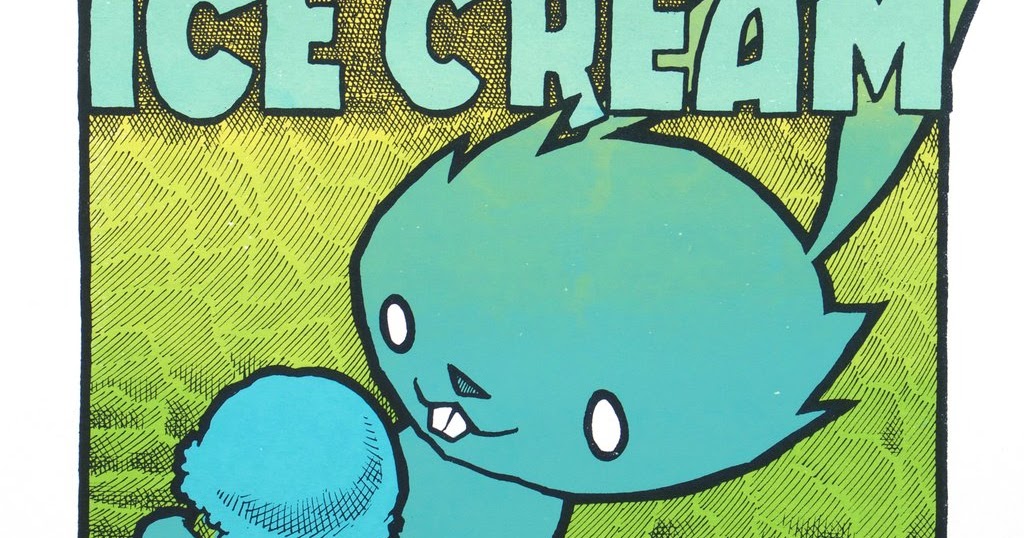 INSIDE THE ROCK POSTER FRAME BLOG: Jay Ryan Let's Eat Ice Cream and ...