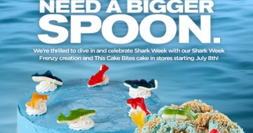 Second Scoop Frozen News: Cold Stone Creamery Introduces Shark Week Treats