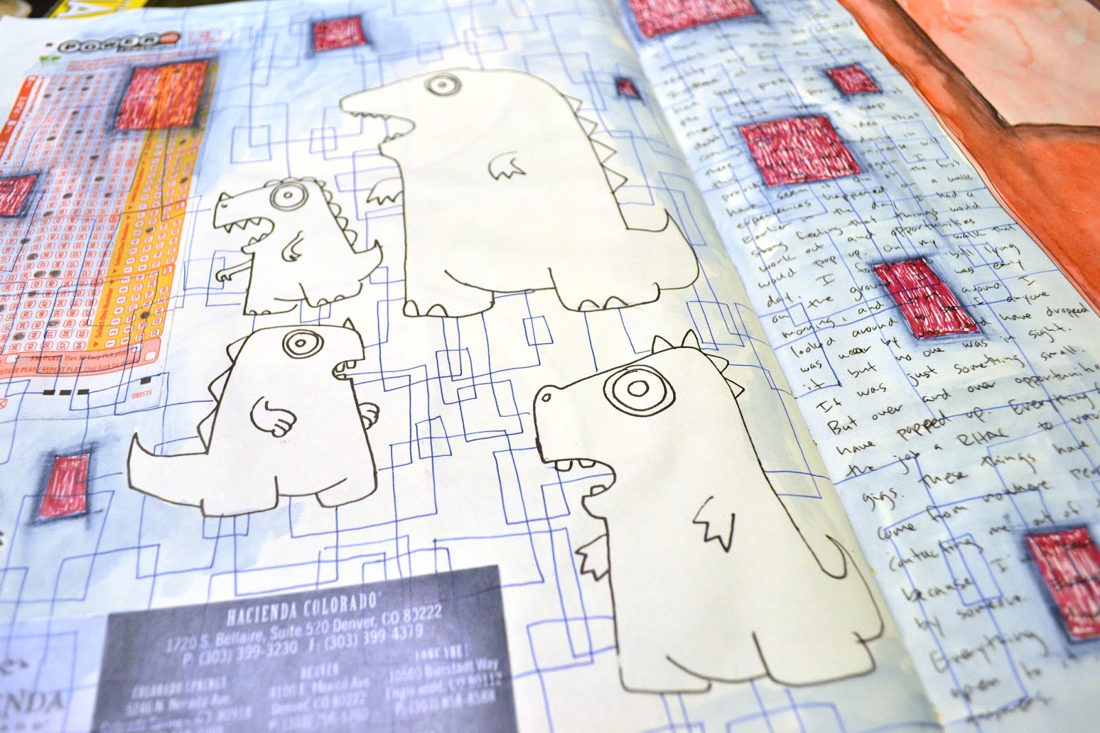 Journal Fodder Junkies: Filling with Color