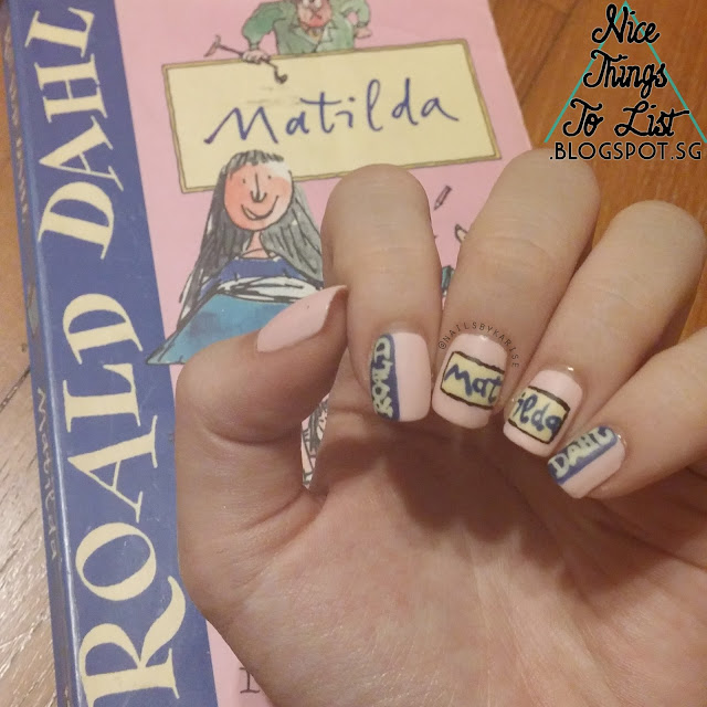 #31DC2015: Inspired by a Book - Roald Dahl's Matilda - Nice Things To List