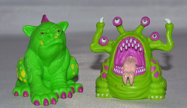 Little Weirdos: Mini figures and other monster toys: Trash Bag Bunch