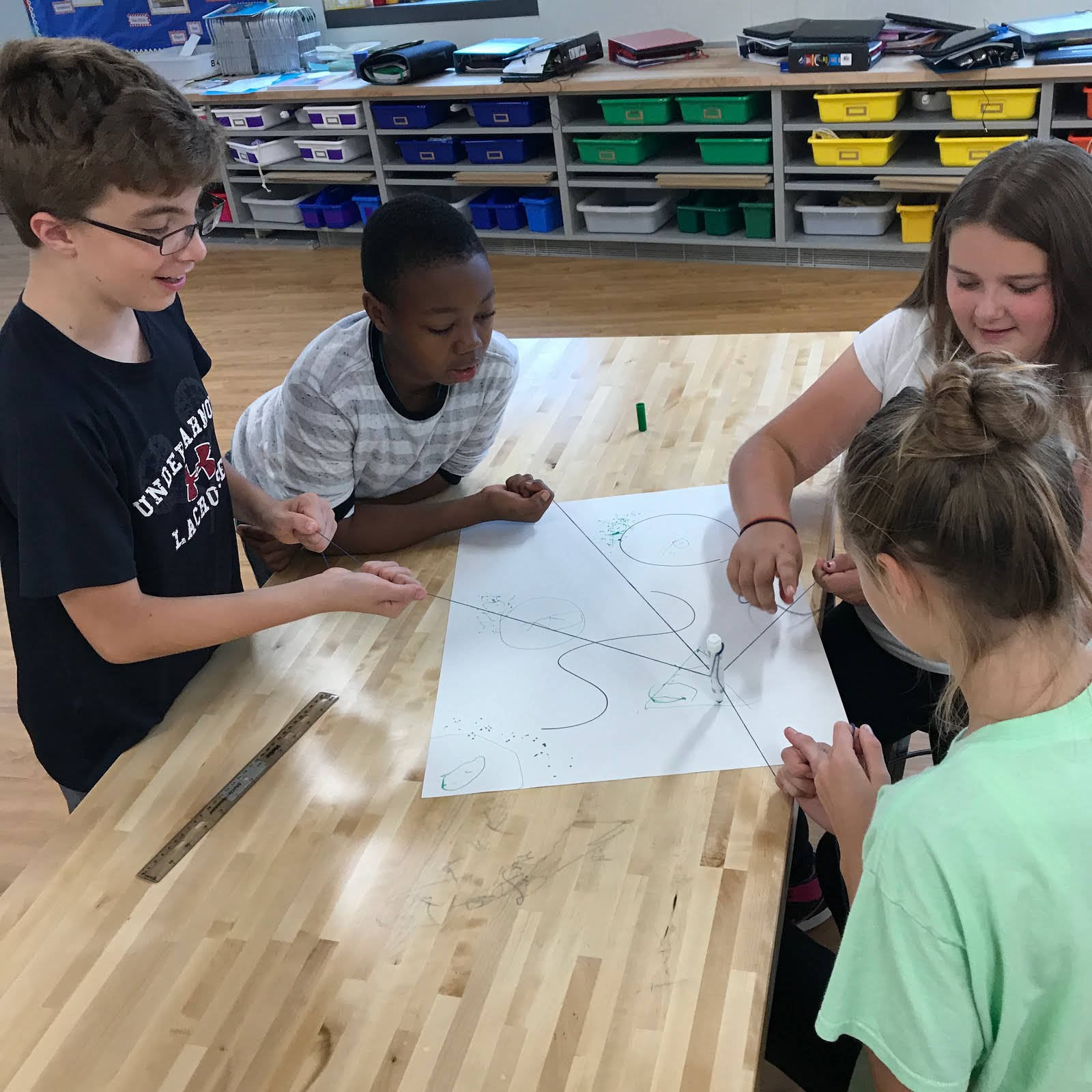 Mini Matisse: Collaborative Art Warm-Up Activity.