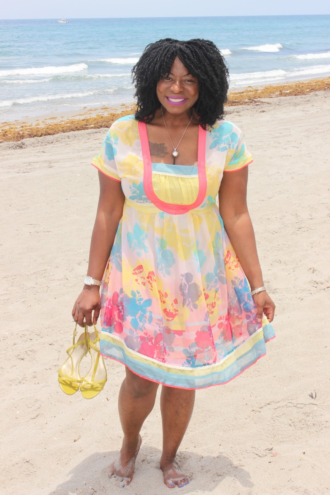 JustJewels4U: Vintage and Thrift: Summer Getaway Dress in Thrift