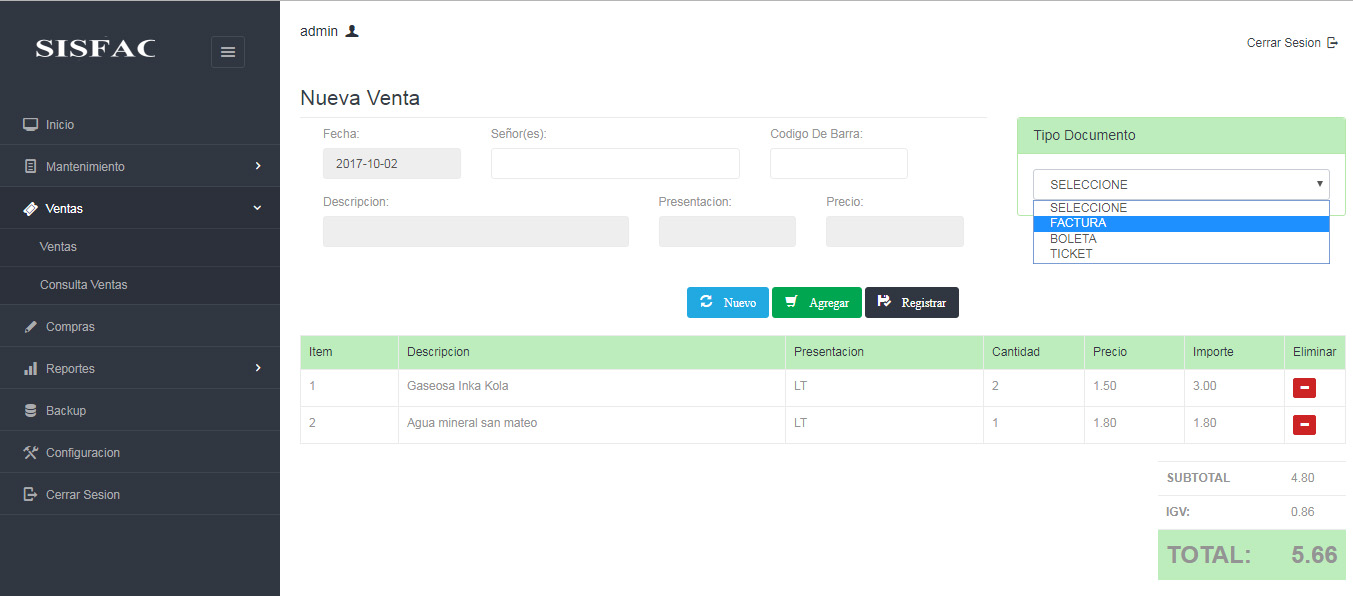 Sistema Web De Venta,Compra,ticket(PHP,POO,MySQL,Ajax,Bootstrap)
