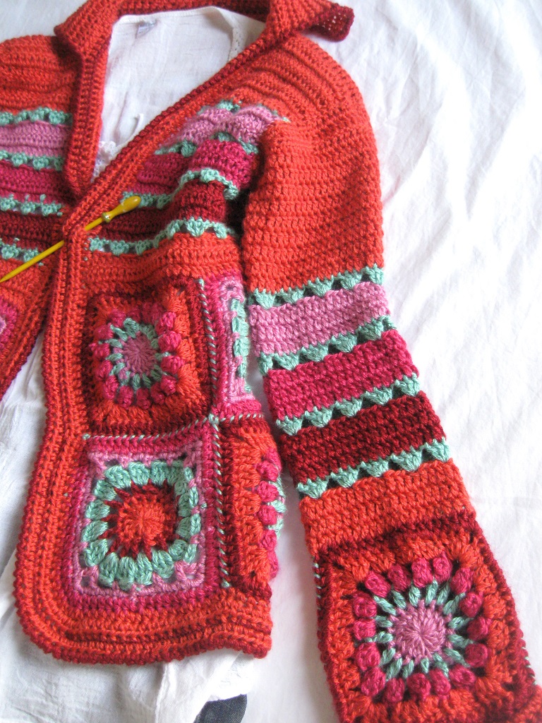 Ergahandmade: Crochet Cardigan + Diagrams