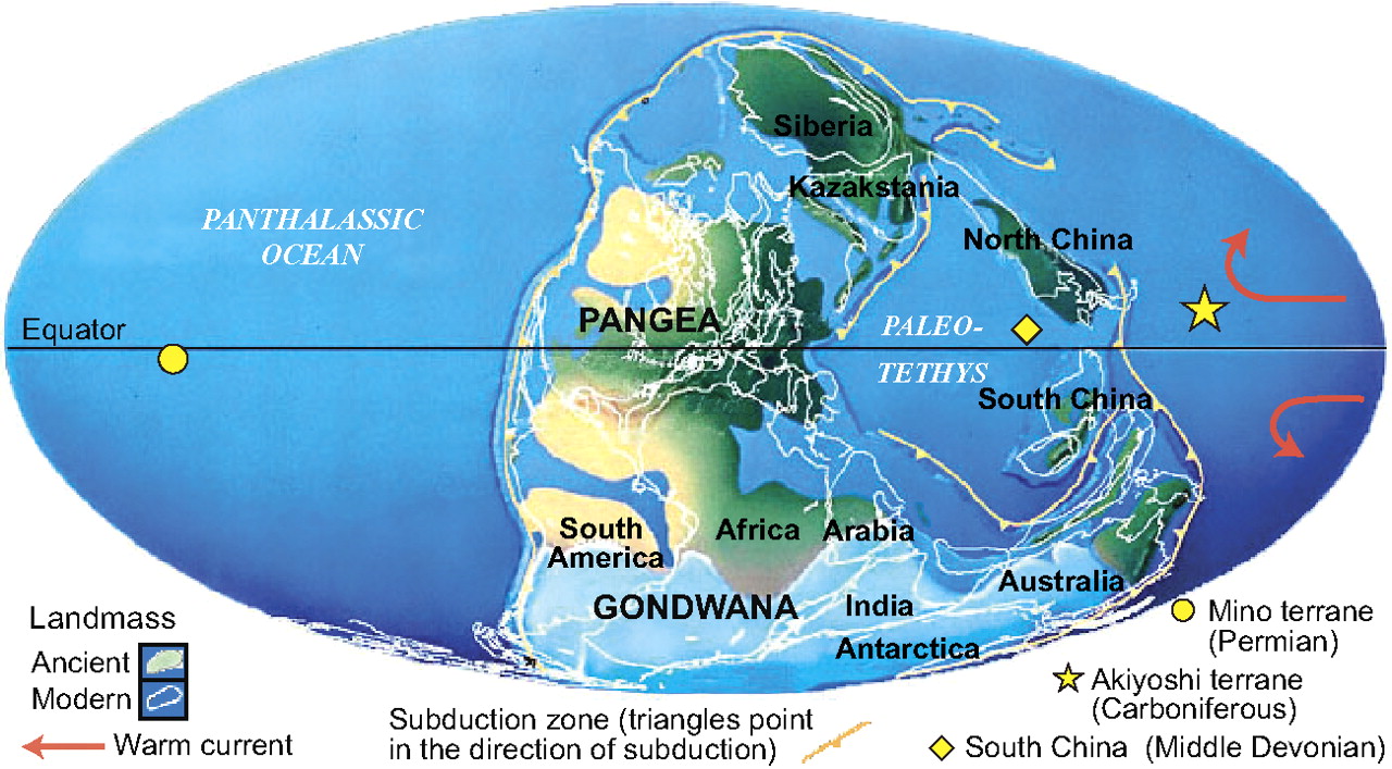 Carboniferous Period Map