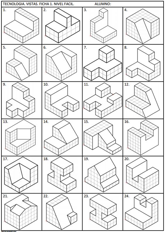 Proyecciones Isométricas fáciles ~ InFoCiEnCiA3D
