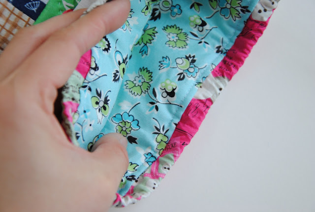 1/4" mark: Scrappiness patchwork