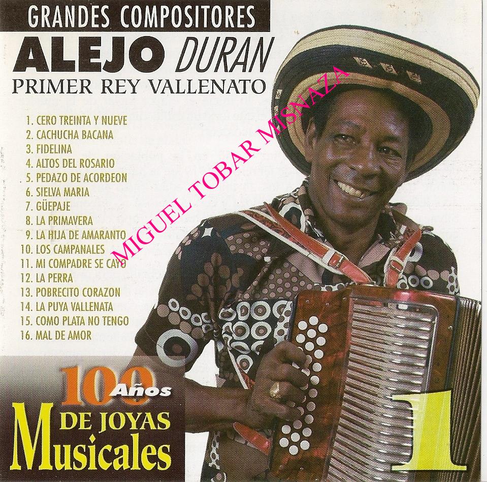 Melodias De Colombia Alejo Duran Grandes Compositores 1999