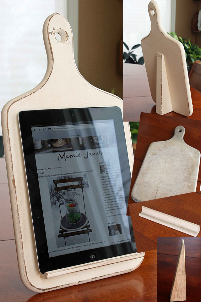 Popular DIY Crafts Blog: How to do Kitchen Tablet or iPAD Holder