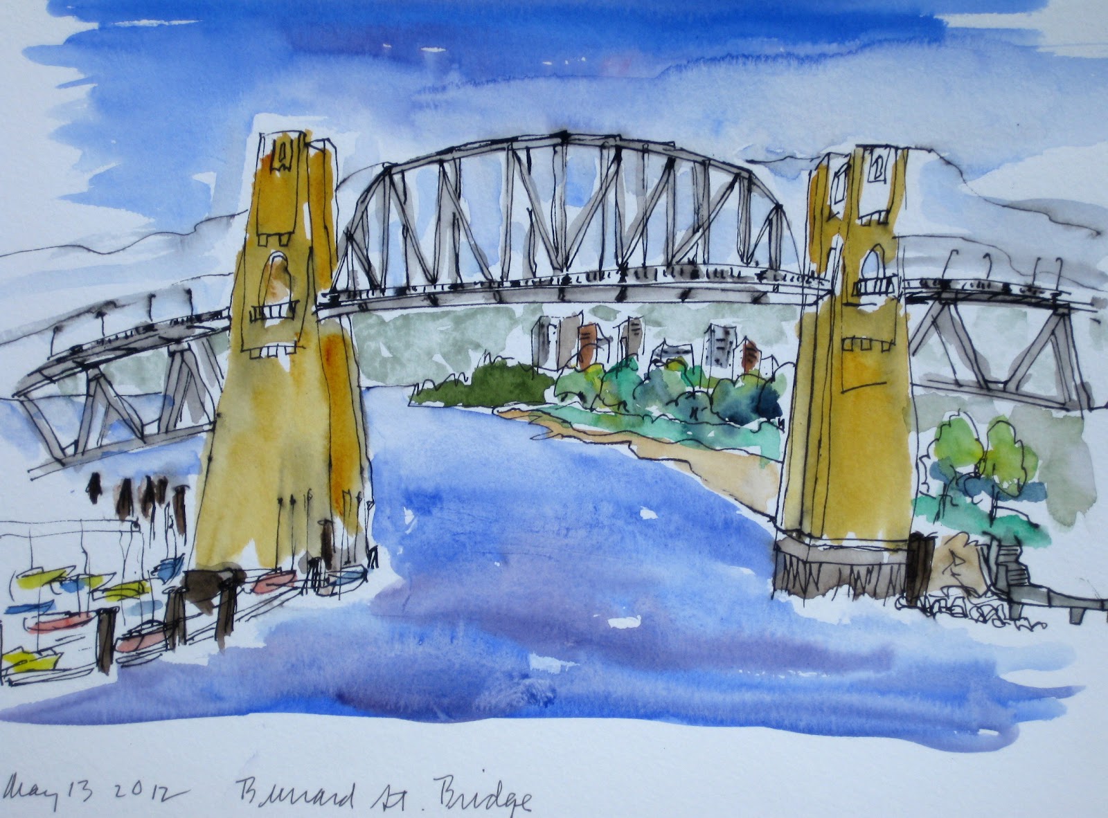 Enjoy Every Day - Enjoy Every Urban Drawing: Urban Sketchers in Vancouver