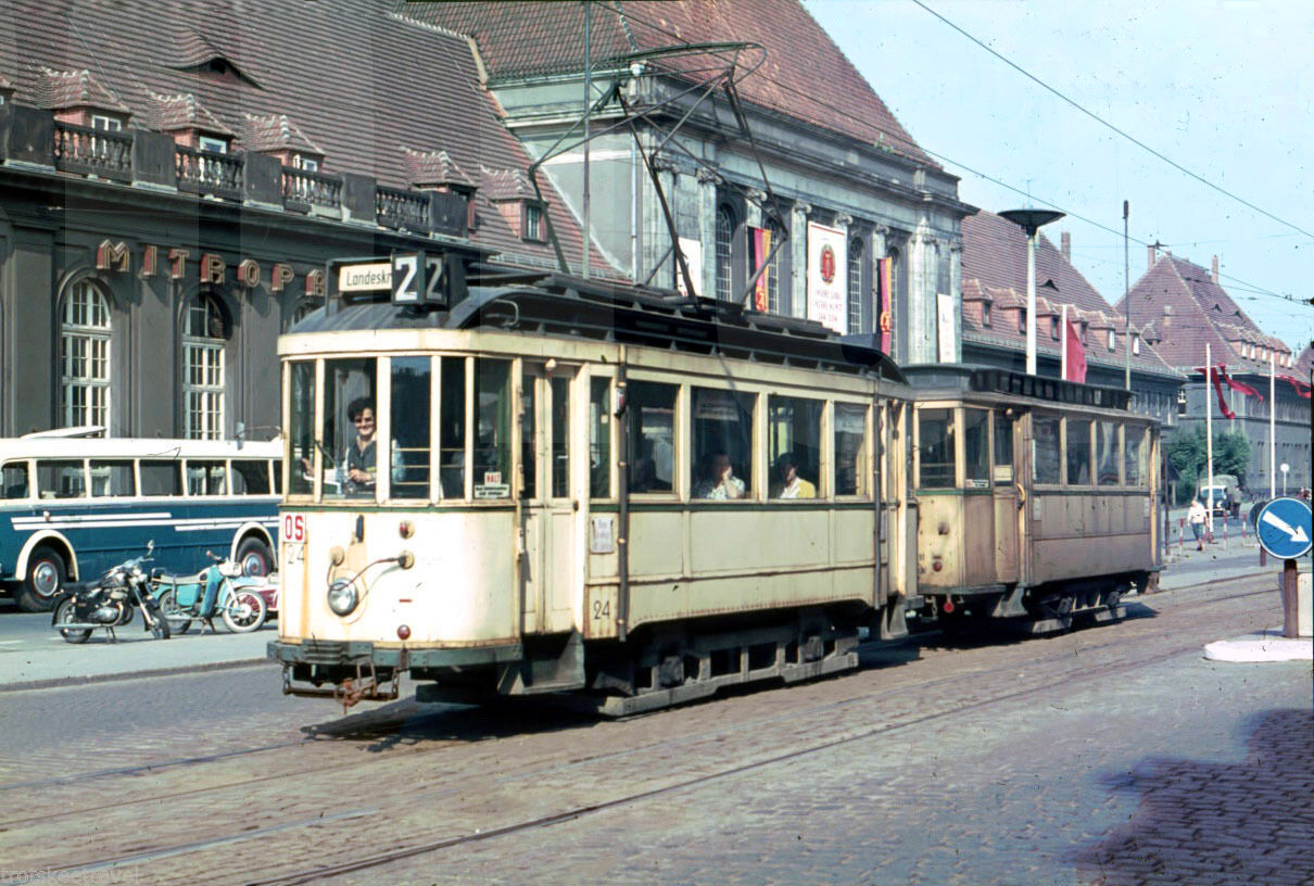 transpress nz: Görlitz tram, DDR, 1967
