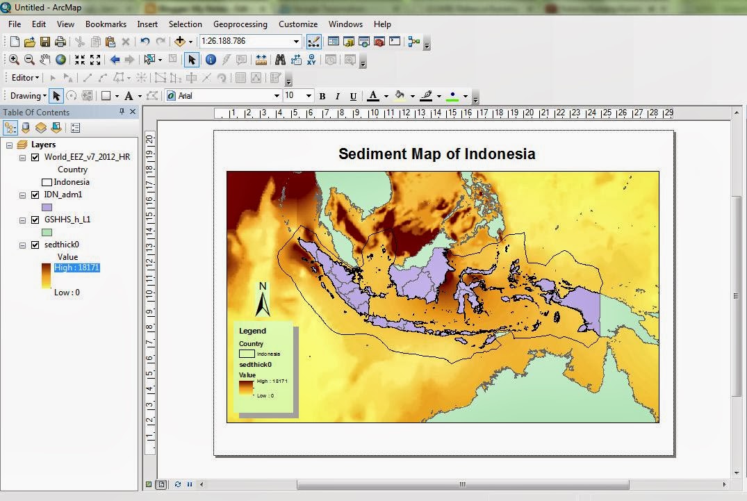 ArcGIS for Ocean : How to Make Base Map in ArcMap (Part 2) ~ My Notes