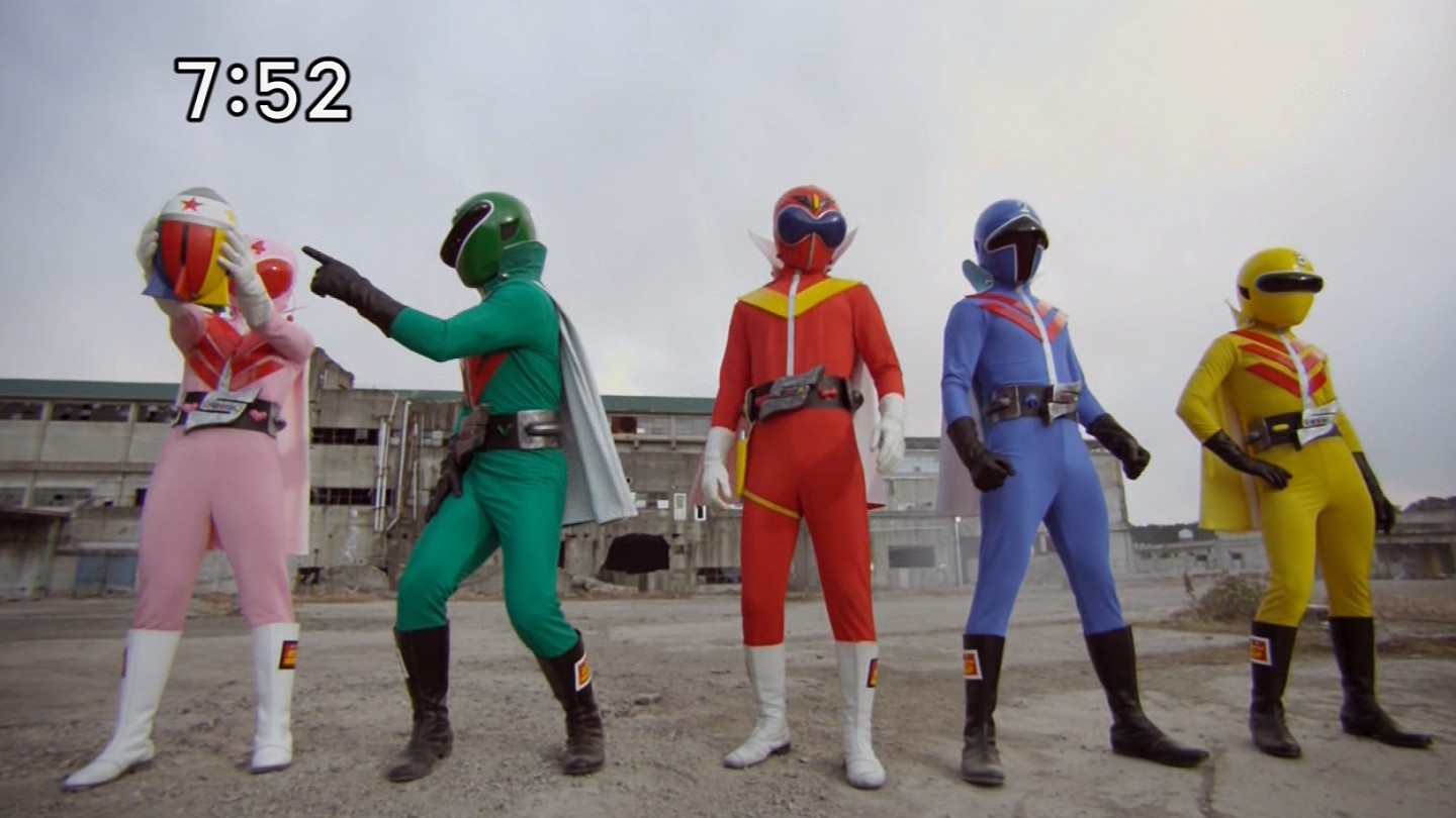 Red and White Sentai: Gokaiger Episode 1 Premiere