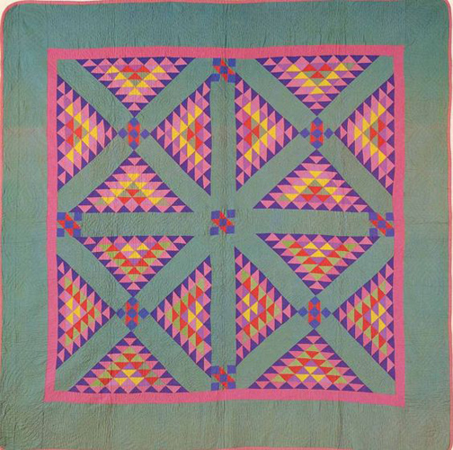 Barbara Brackman's MATERIAL CULTURE: Regional Pattern: Railroad Crossing