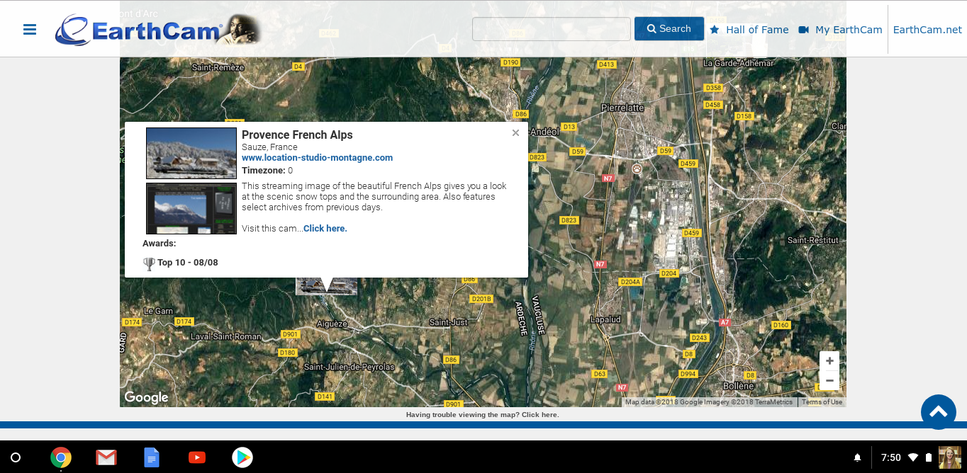A Ginger Librarian: Google EarthCam: Discovering Your World