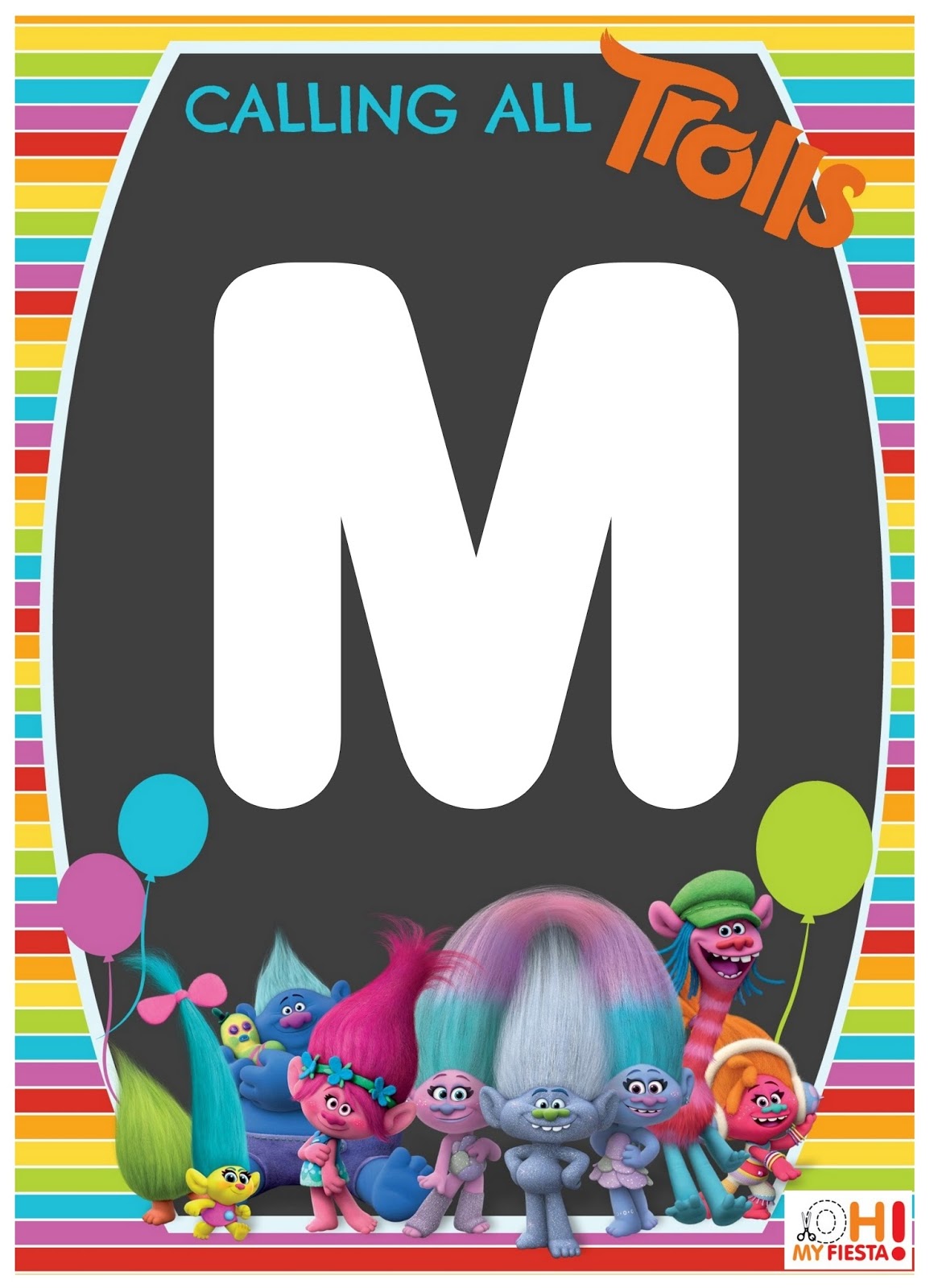 Alfabeto de Trolls. - Oh my Alfabetos!