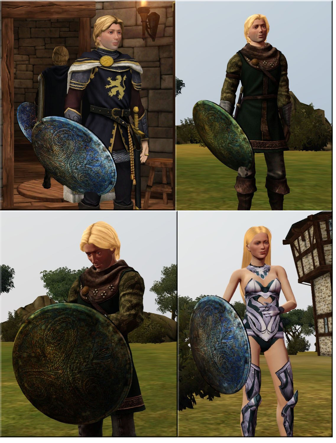 Загрузки для Sims Medieval : Shield by Kaisler and SweetBlood for TSM ...
