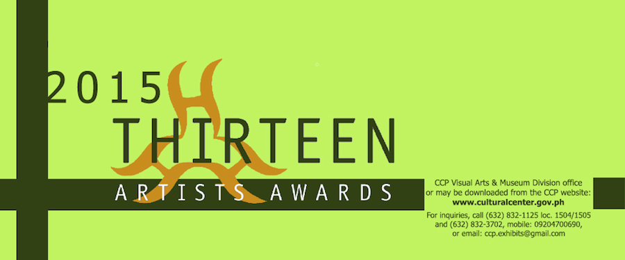 Mark Andy Garcia: CCP announces the 13 Artists for 2015