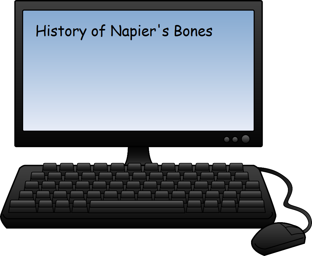 history of Napier's Bones - Aell Zerg