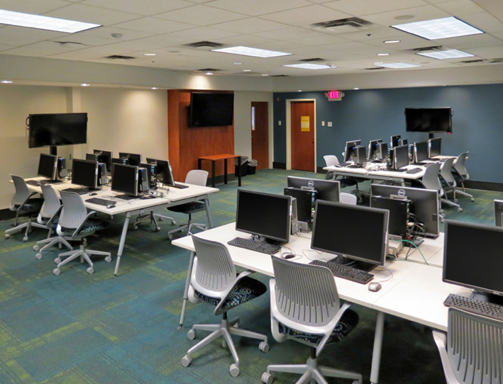 KSA Interiors: VCU Tompkins McCaw Library - Multimedia Collaboration Center