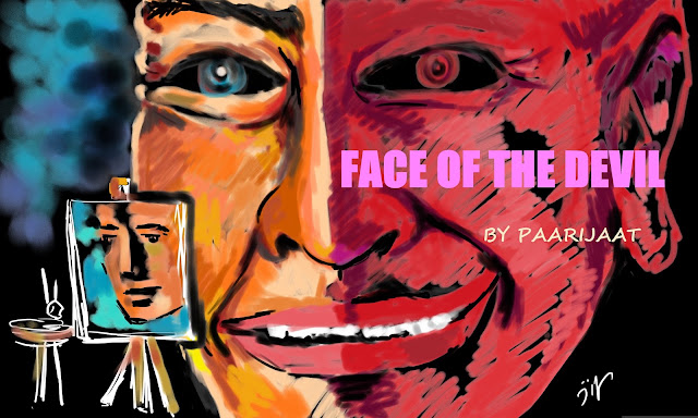 Artist's Patio: Face of the devil - Poster