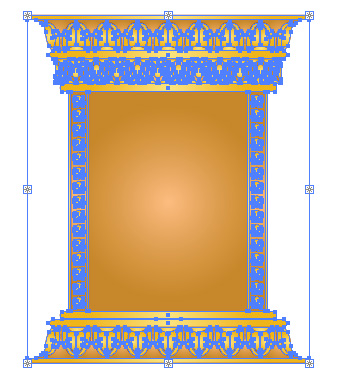 Fine Khmer: Kbach khmer angkor in Vector (*.ai) 4