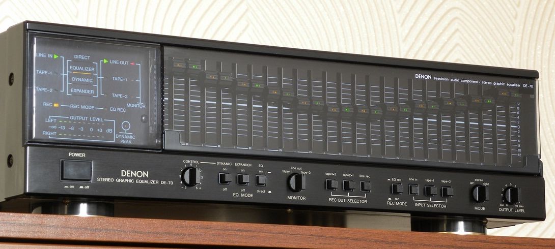 Denon DE-70 - Graphic Equalizer | AudioBaza