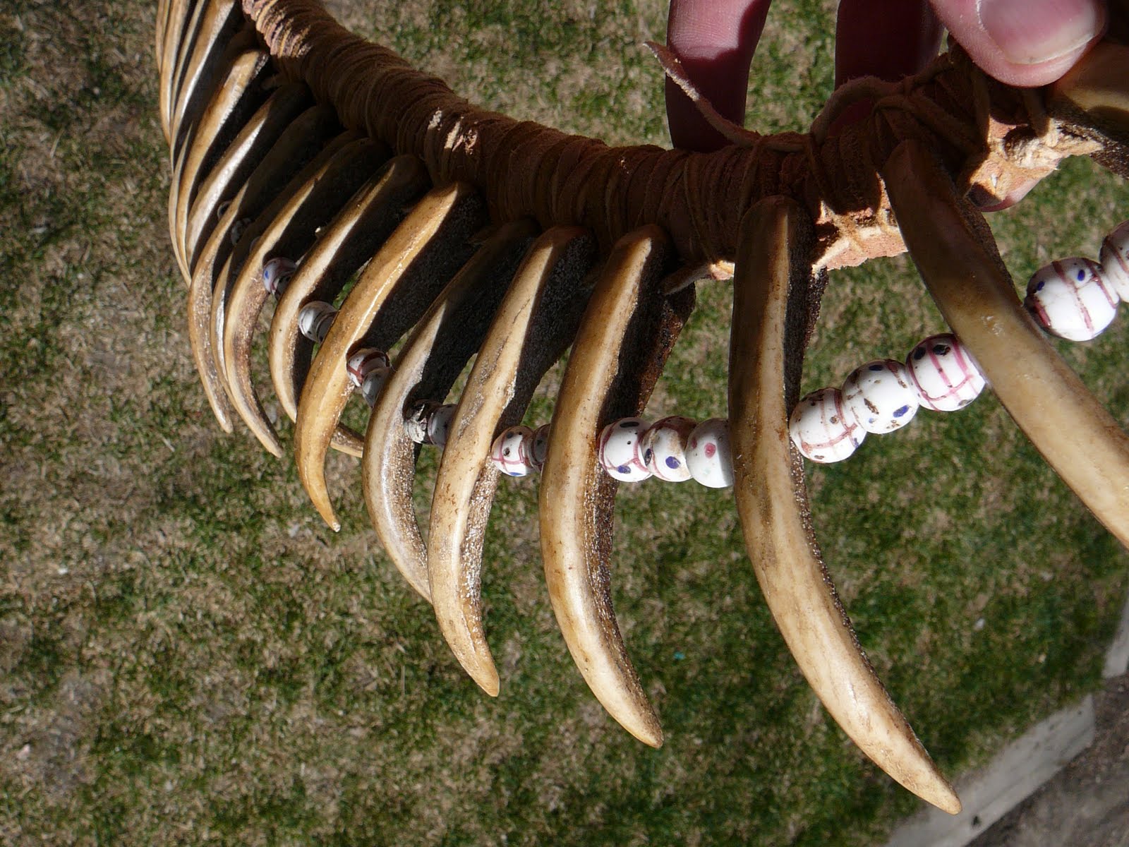 Art of Chris Bezold-Plains Indian Reproductions: Carved Elk Antler Claw ...