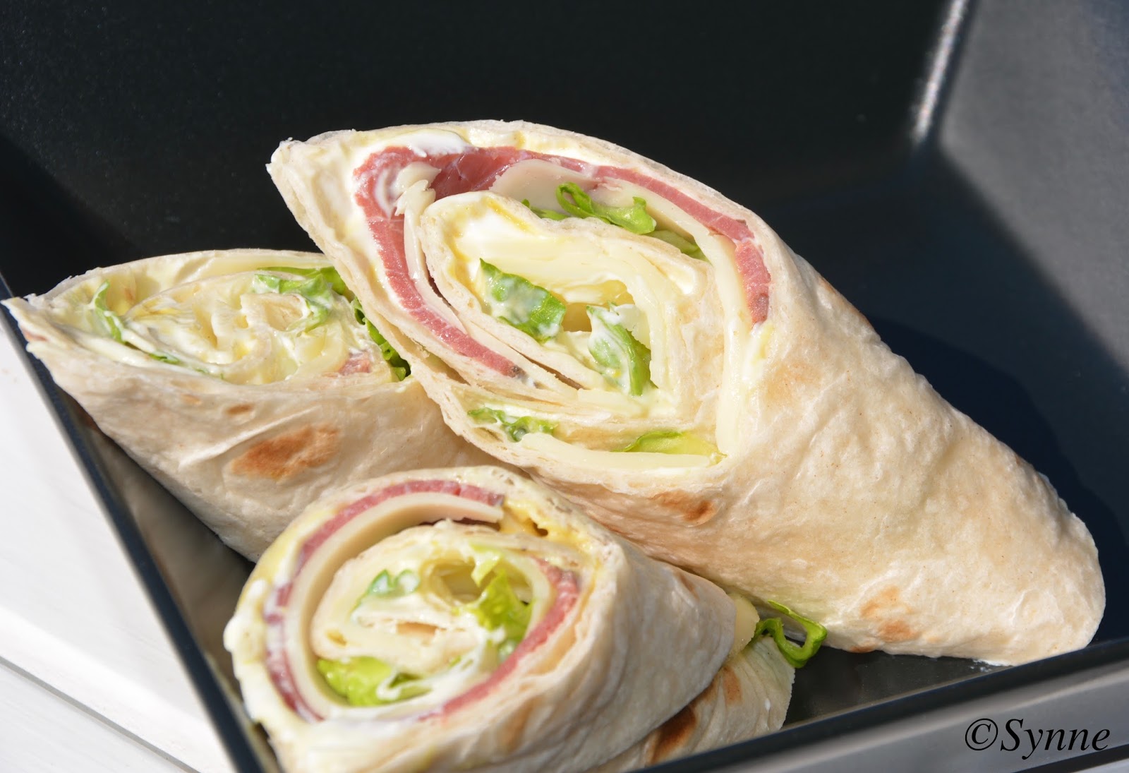 ganske enkelt: Tortillalefser med roastbeef og ost