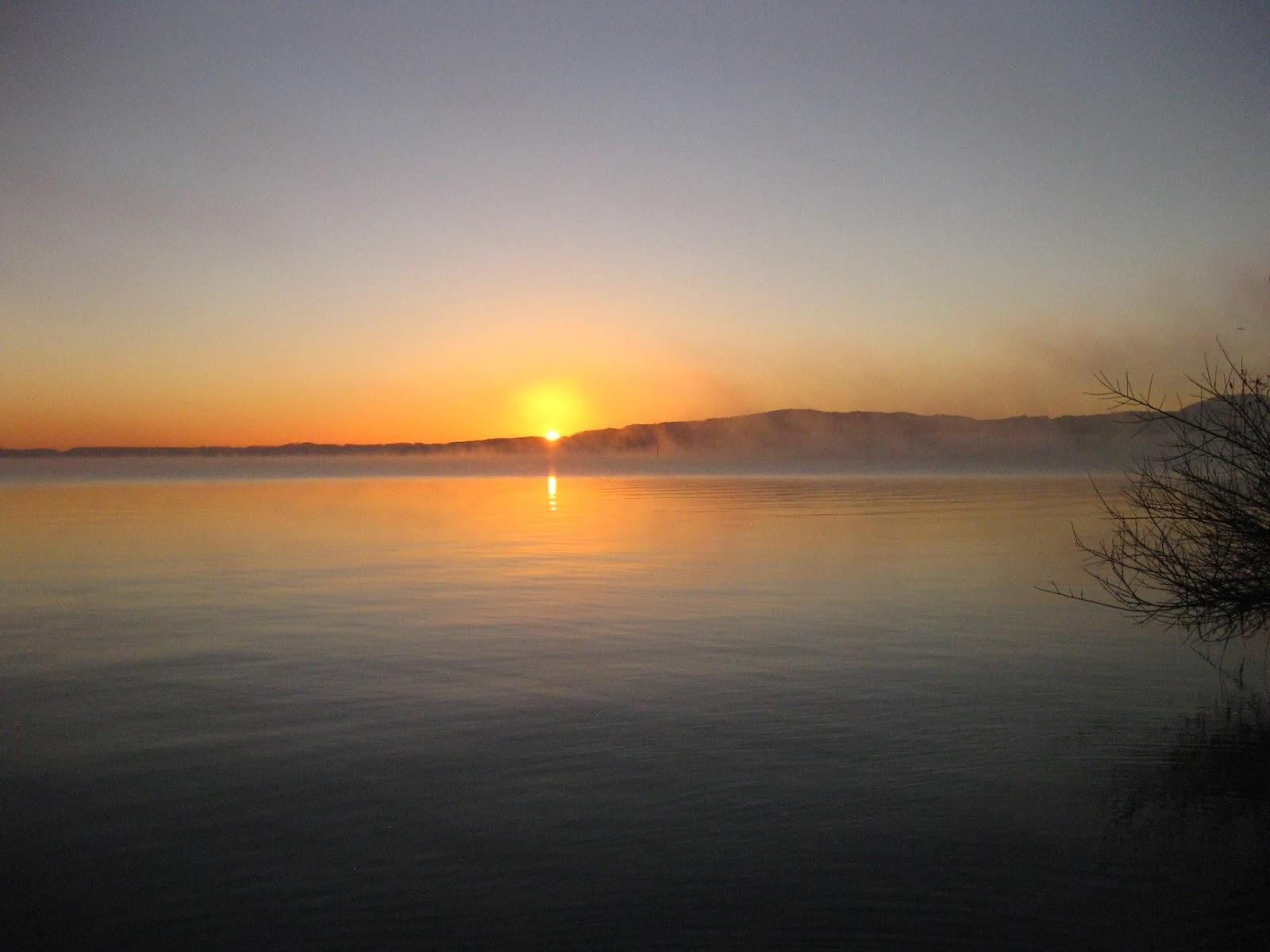 Seriously considering: sunrise and sunset over Lake Rotorua
