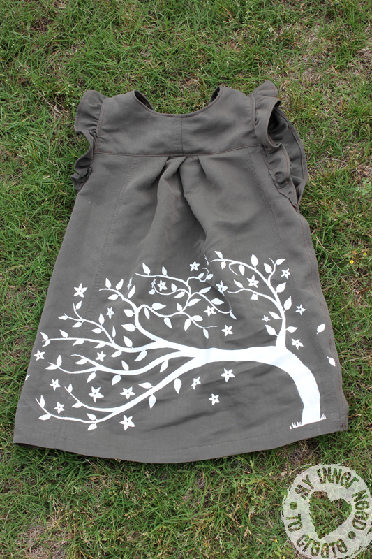 My Inner Need to Create...: Handpainted Upcycled Earth Day Dress...