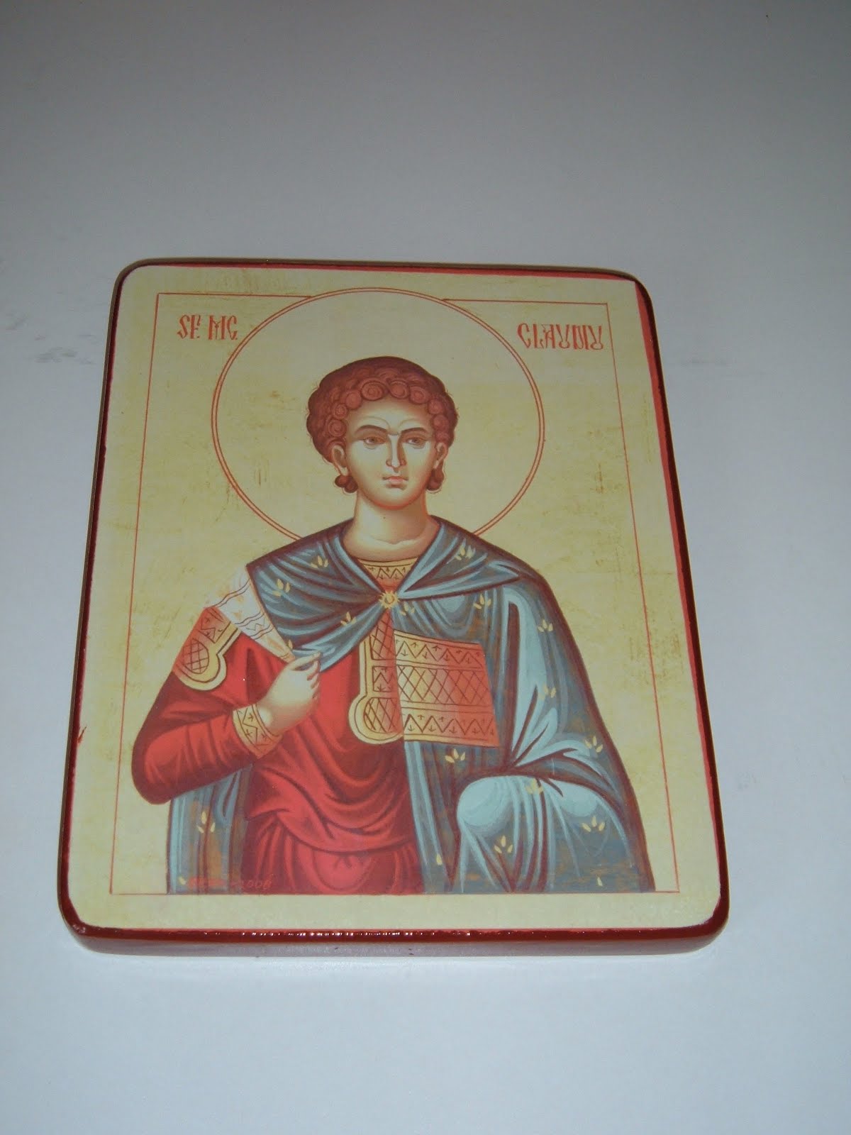 ICOANA ESTE O FEREASTRA CATRE CERURI: Icoana Sf.Mc.Claudiu-Comanda speciala