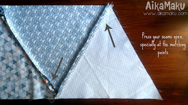 AikaMaku - Patchwork y mucho más: Tutorial manta triangles equilàters / Equilateral triangle ...