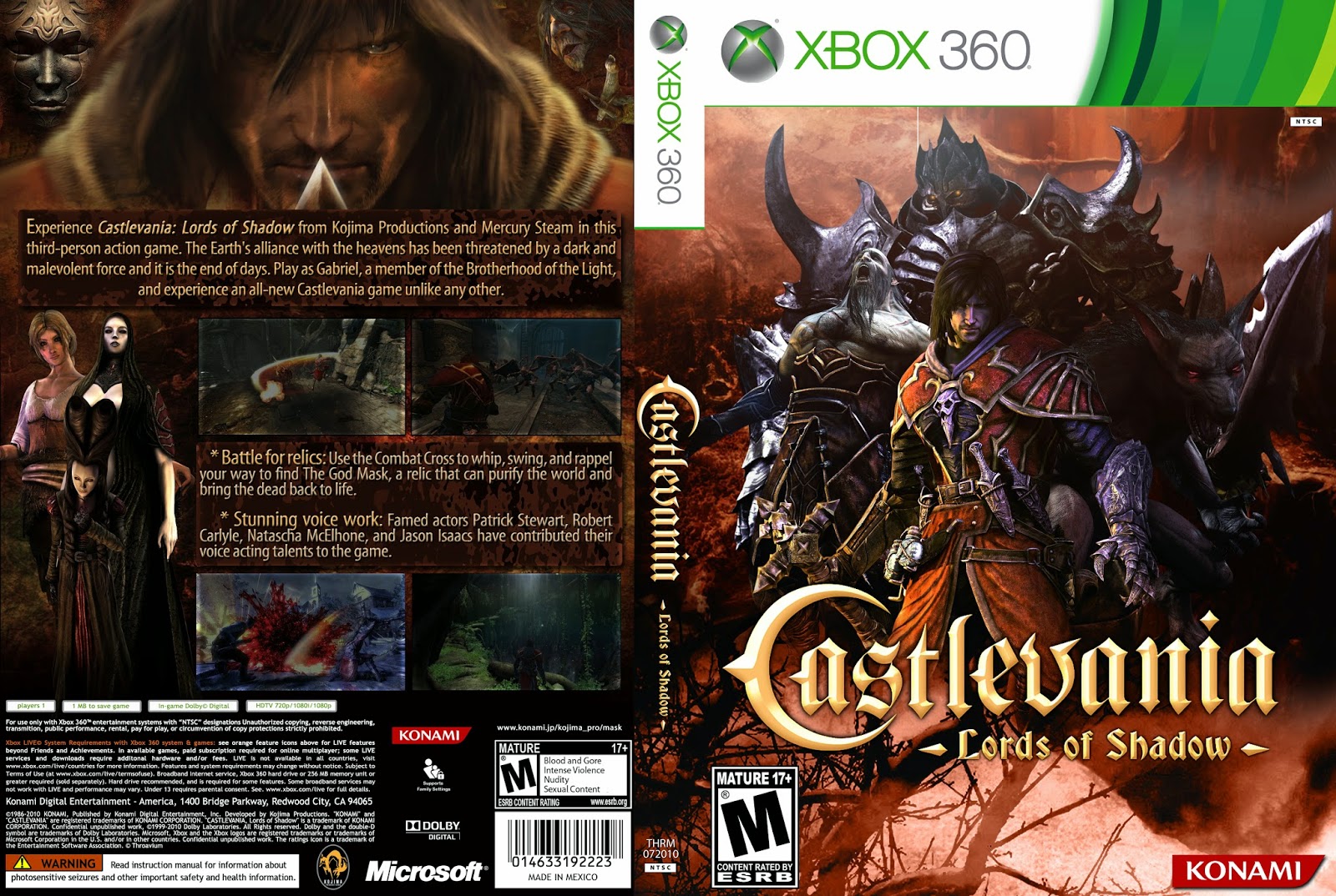 XBOX 360 CASTLEVANIA LORDS OF SHADOW ~ ROGER GAMES
