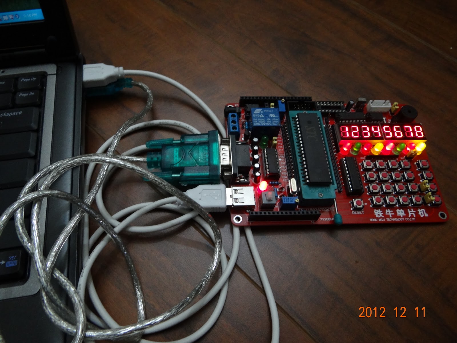 my adventures in electronics: Programming a STC (89C52) microcontroller