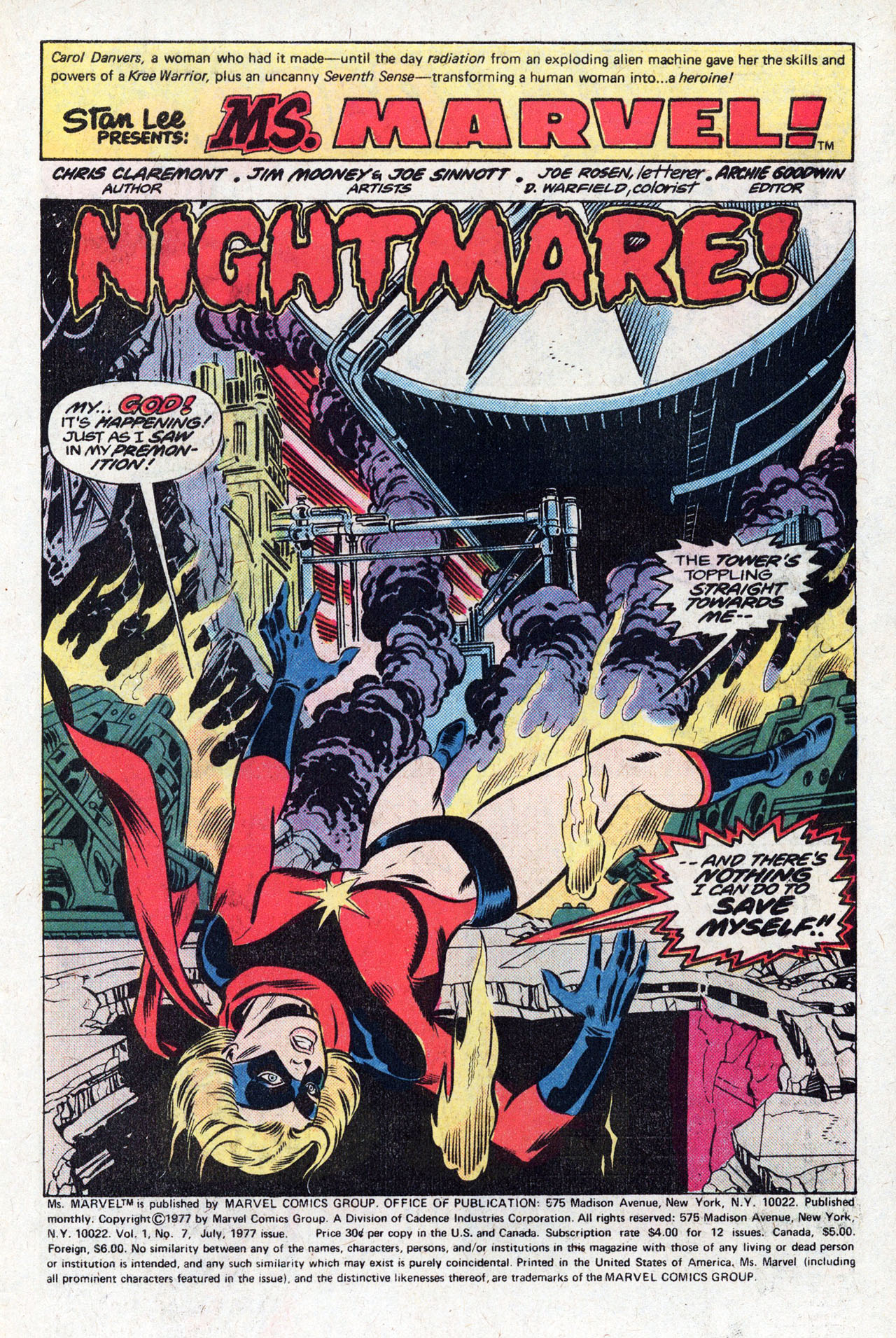 Read online Ms. Marvel (1977) comic - Issue #7