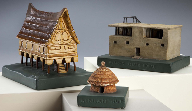 Building Collector: WPA Plaster Models of Historic Houses and Buildings