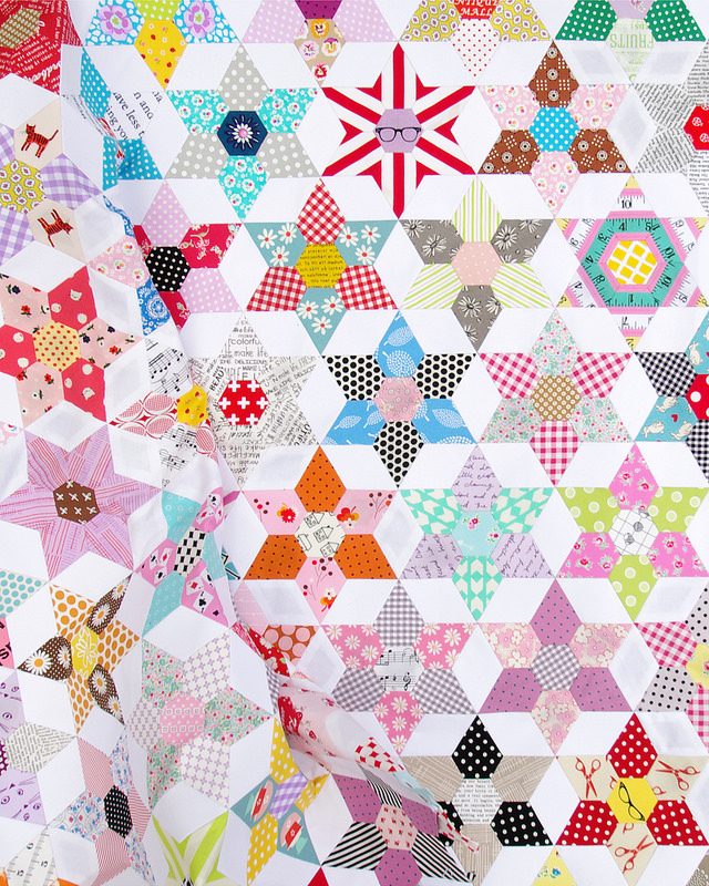 The Daisy Chain Quilt - An English Paper Piecing Project - Part 4 | Red ...