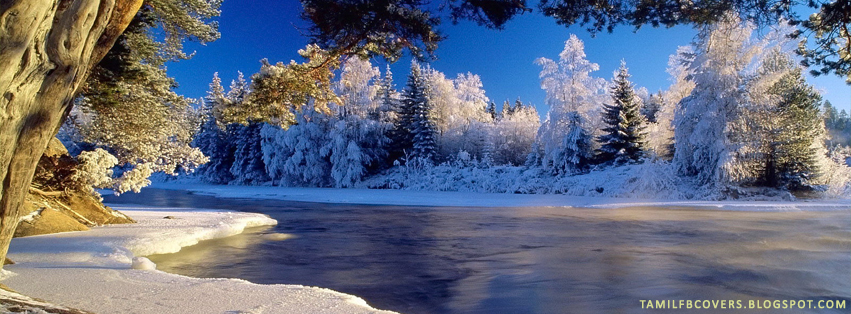 My India FB Covers: Beautiful scenery during winter - Season FB cover