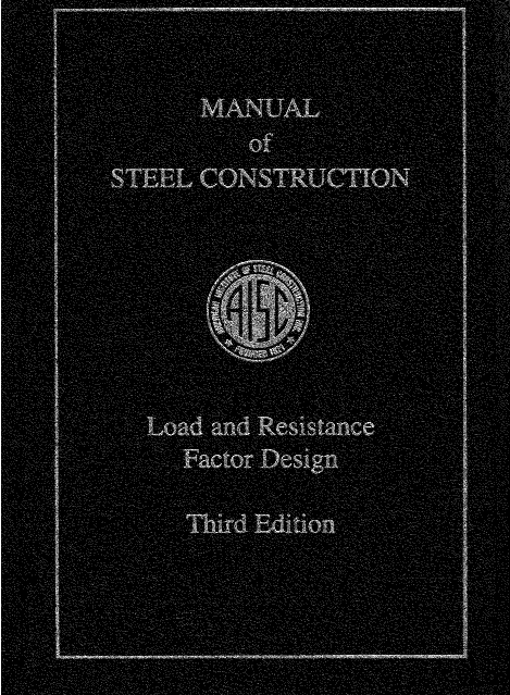 NIPA MEDIA: Manual of Steel Construction Load and Resistance Factor ...