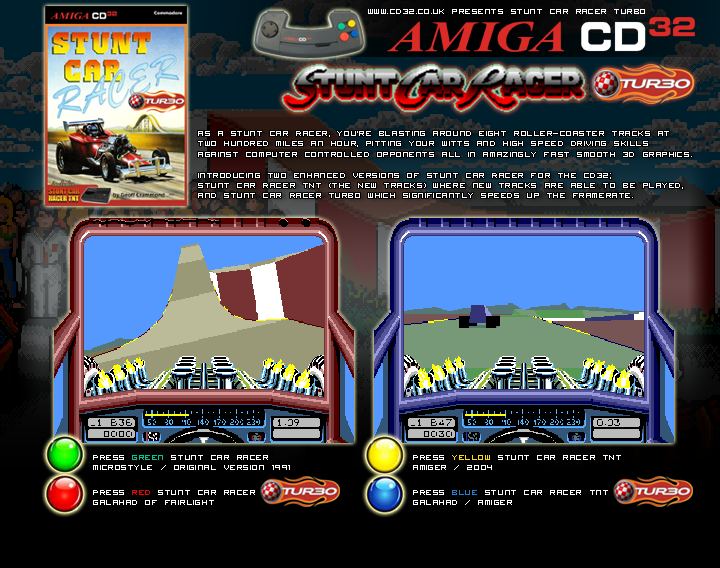 Indie Retro News: Stunt Car Racer - The best stunt game comes to Amiga ...
