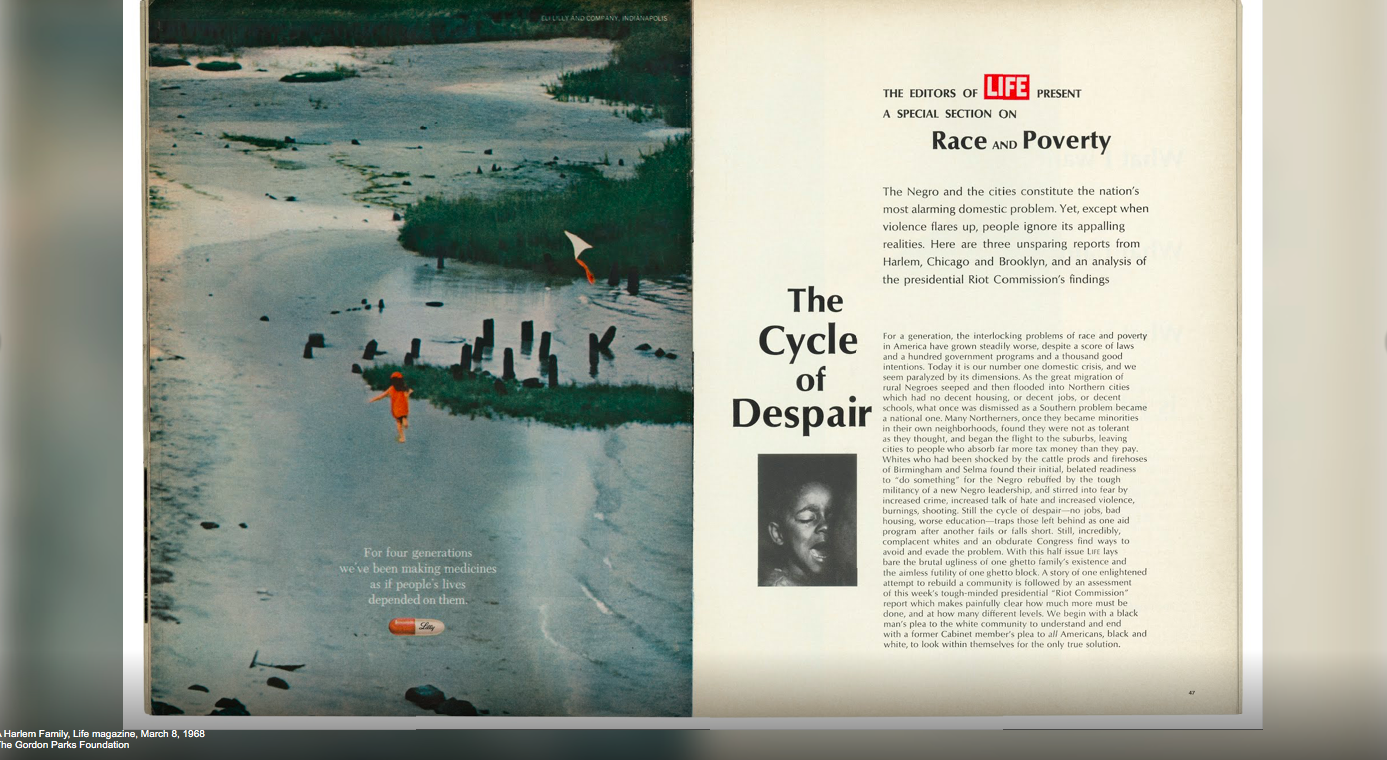 Gordon Parks | A Harlem Family 1968