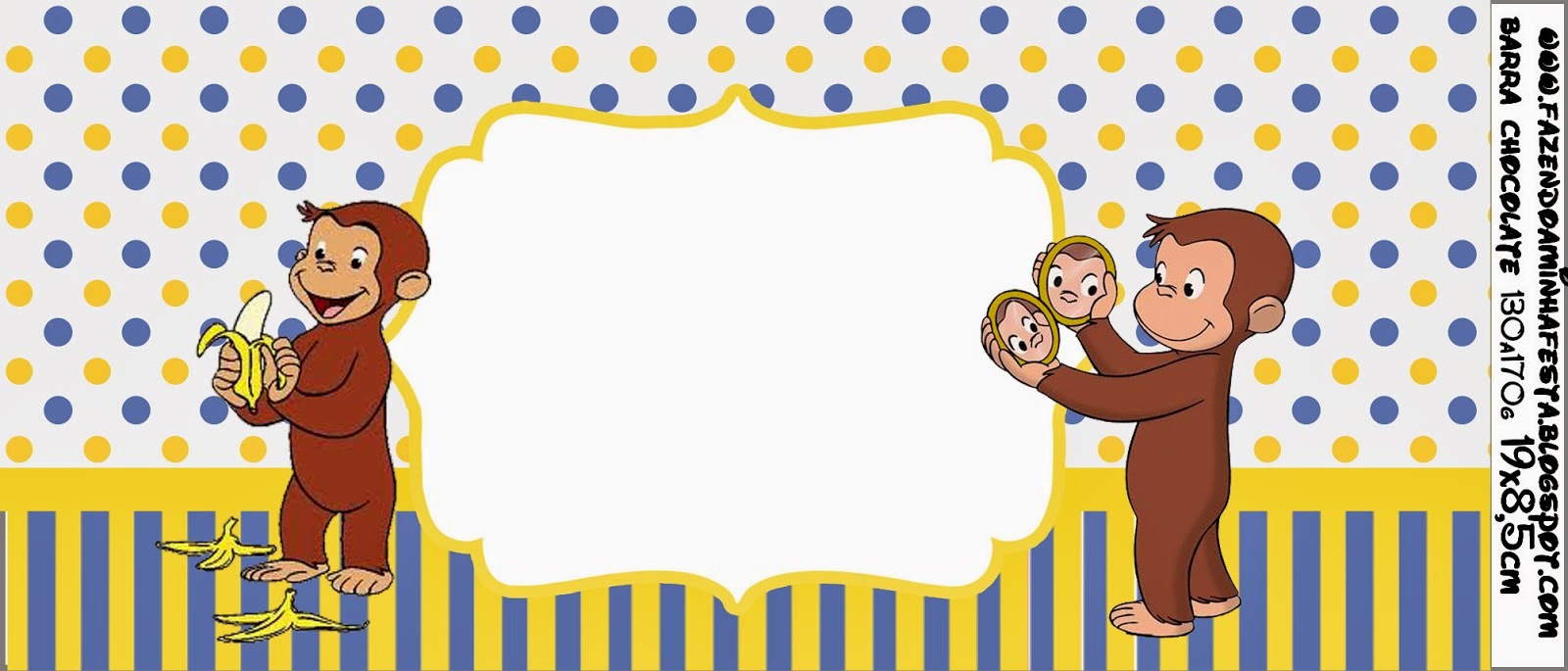 Curious George: Free Printable Candy Bar Labels. - Oh My Fiesta! in english